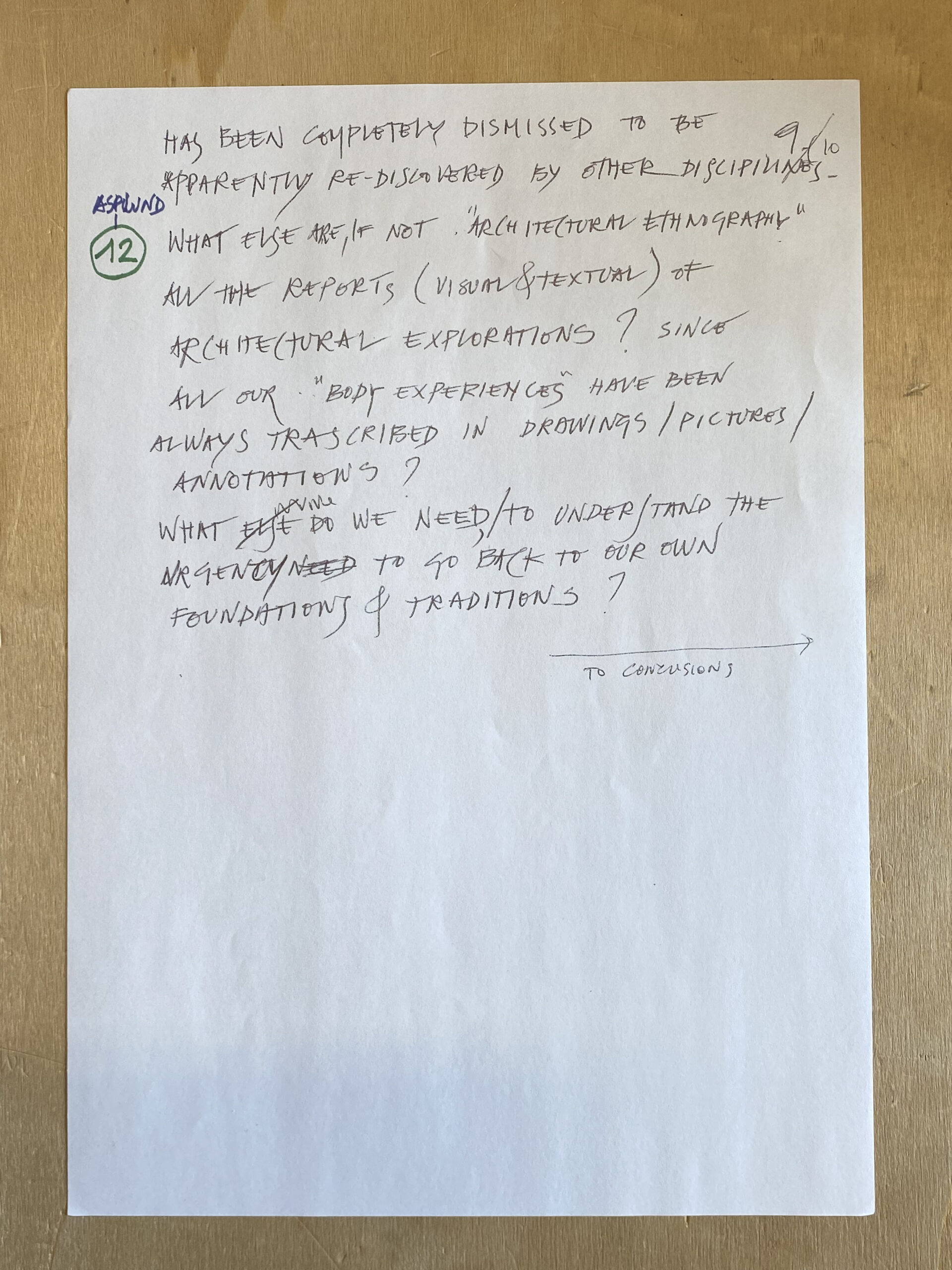 “my” Tacit Knowledge In Architecture Tack